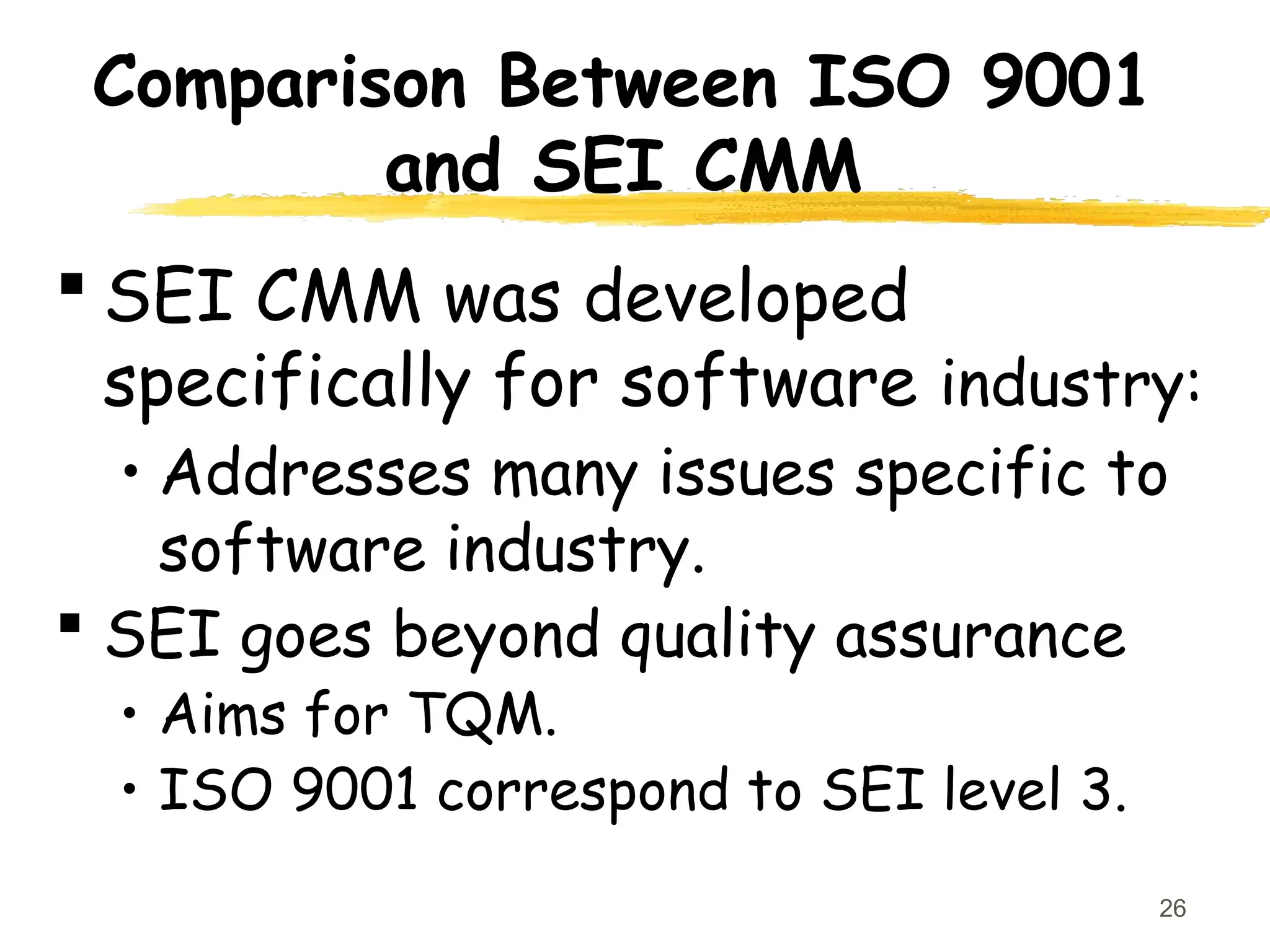 SEI Capability Maturity Model.ppt Software Engineering | PPT
