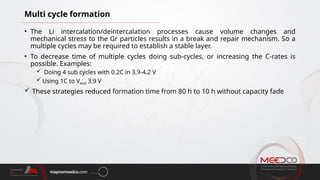 SEI formation process and effective parameters | PPTX