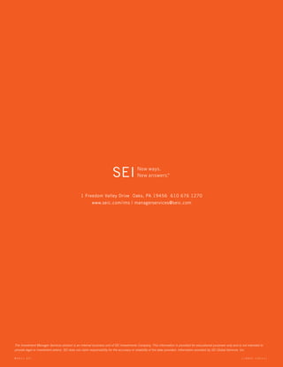 SEI Report on Funds | PDF