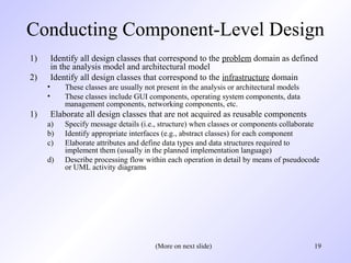 Seii unit7 component-level-design | PPT