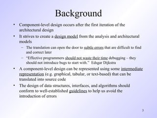 Seii unit7 component-level-design | PPT
