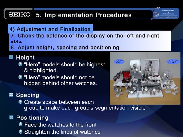Seiko visual merchandising training | PPT
