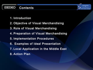 Seiko visual merchandising training | PPT