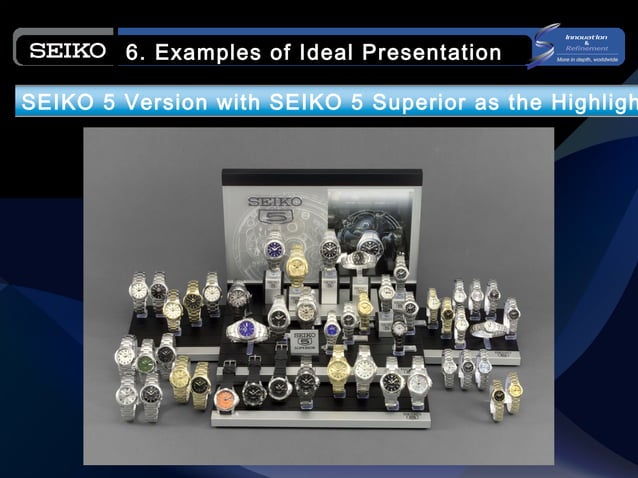 Seiko visual merchandising training | PPT