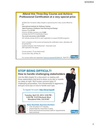 How to handle challenginng stakeholder | PDF