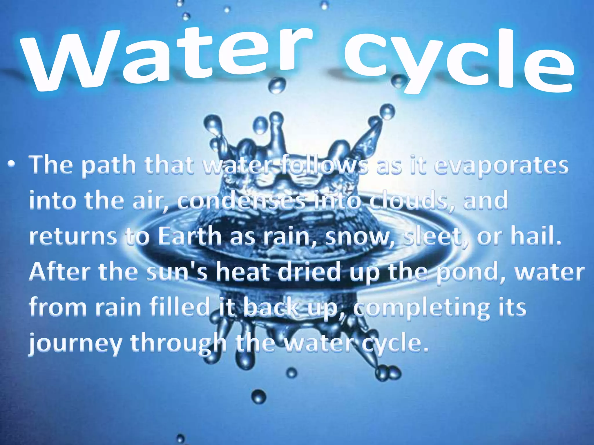 Seince project on water | PPTX | Chemistry | Science
