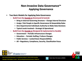 Real-World Data Governance: Non-Invasive Data Governance - The ...
