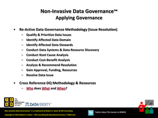 Real-World Data Governance: Non-Invasive Data Governance - The ...