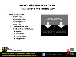 Real-World Data Governance: Non-Invasive Data Governance - The ...