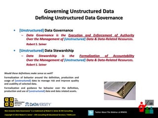 Real World Data Governance Governing Unstructured Data | PDF | Databases | Computer Software and ...