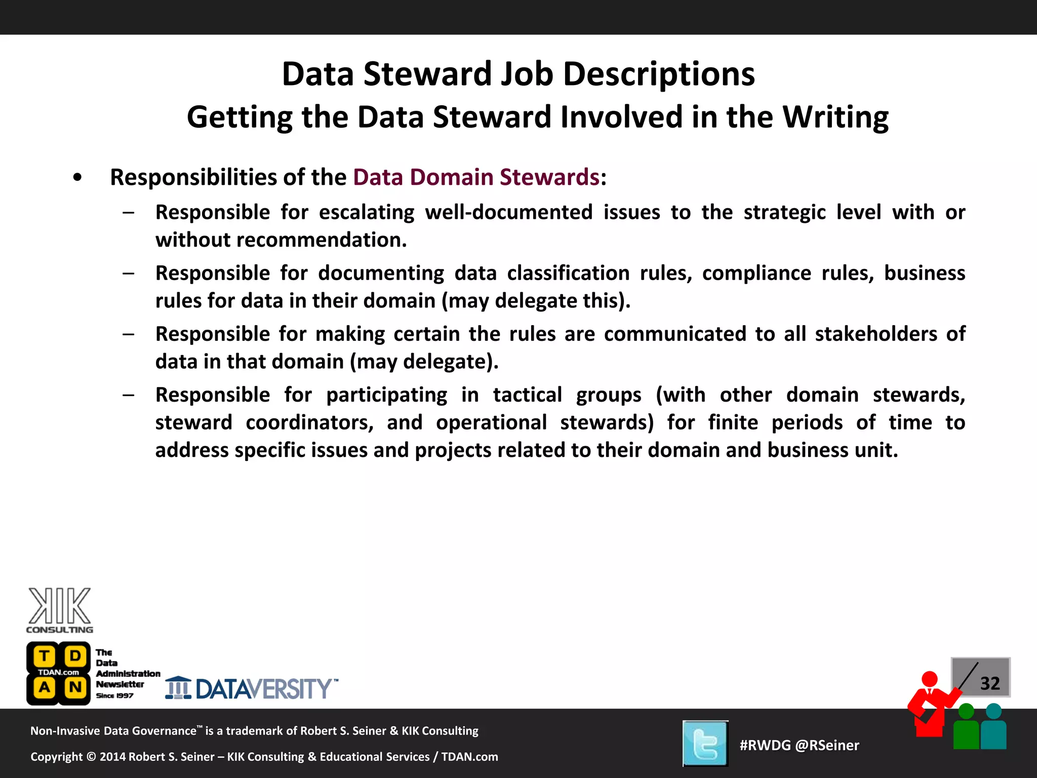Real-World Data Governance: How to Write a Data Steward Job Description ...