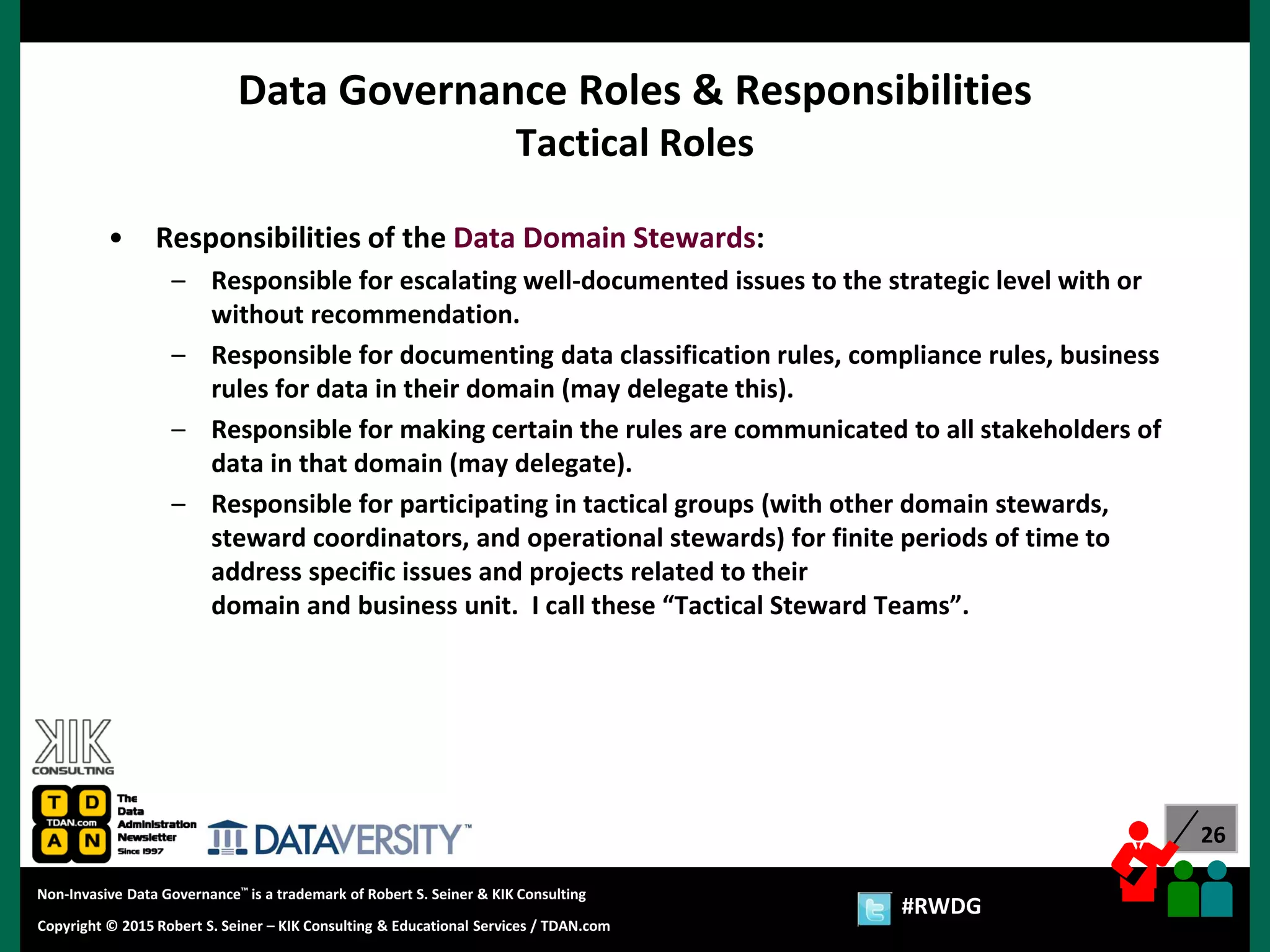 Real-World Data Governance: Data Governance Roles & Responsibilities | PDF