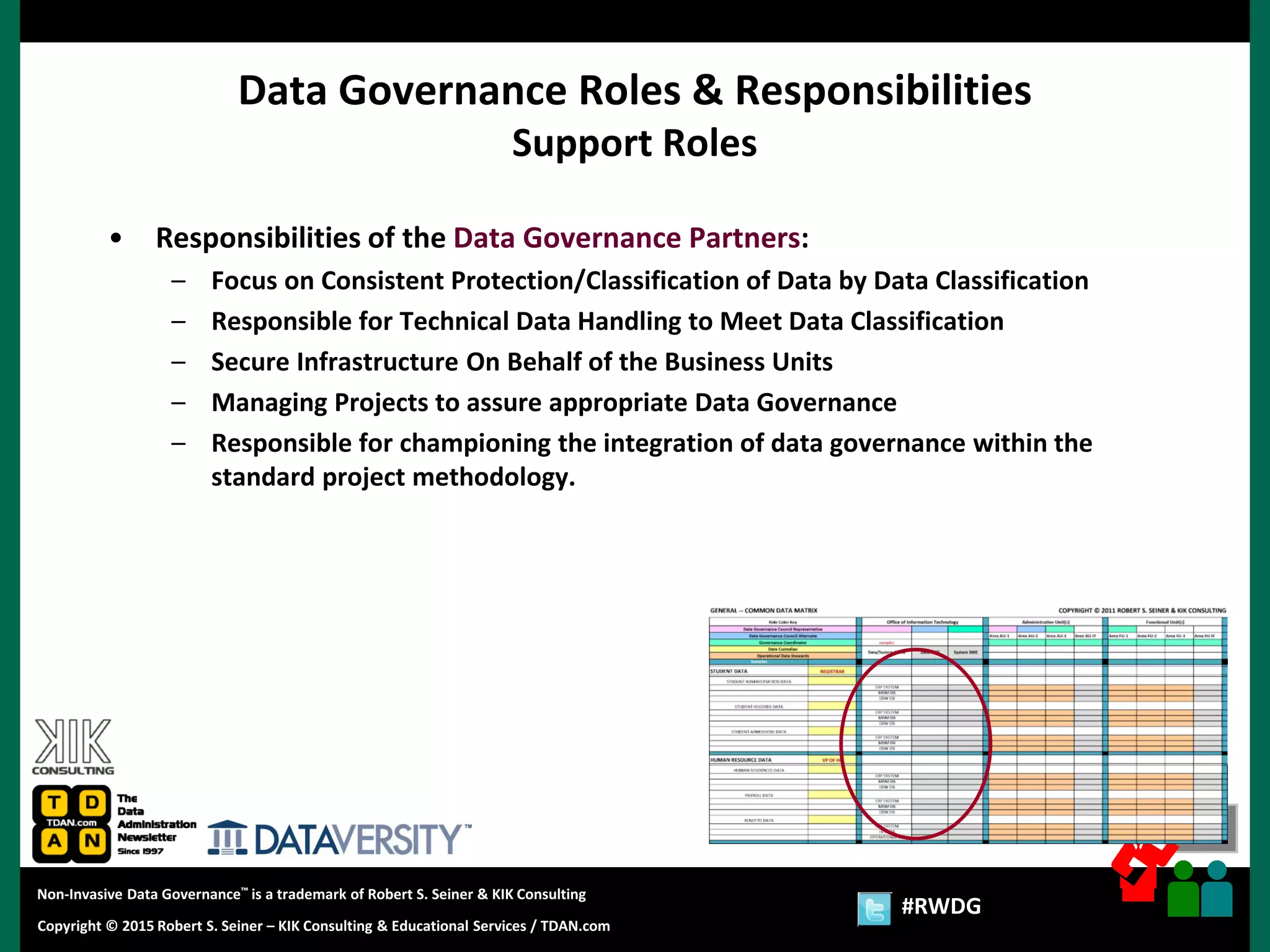 Real-World Data Governance: Data Governance Roles & Responsibilities | PDF