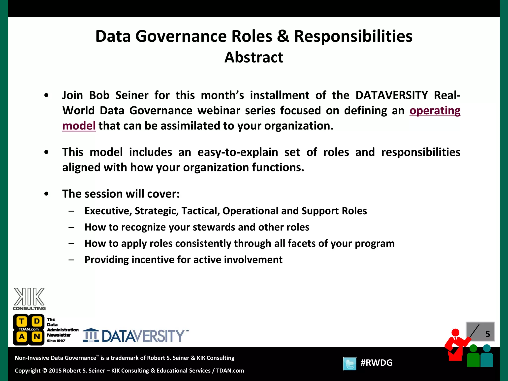 Real-World Data Governance: Data Governance Roles & Responsibilities | PDF