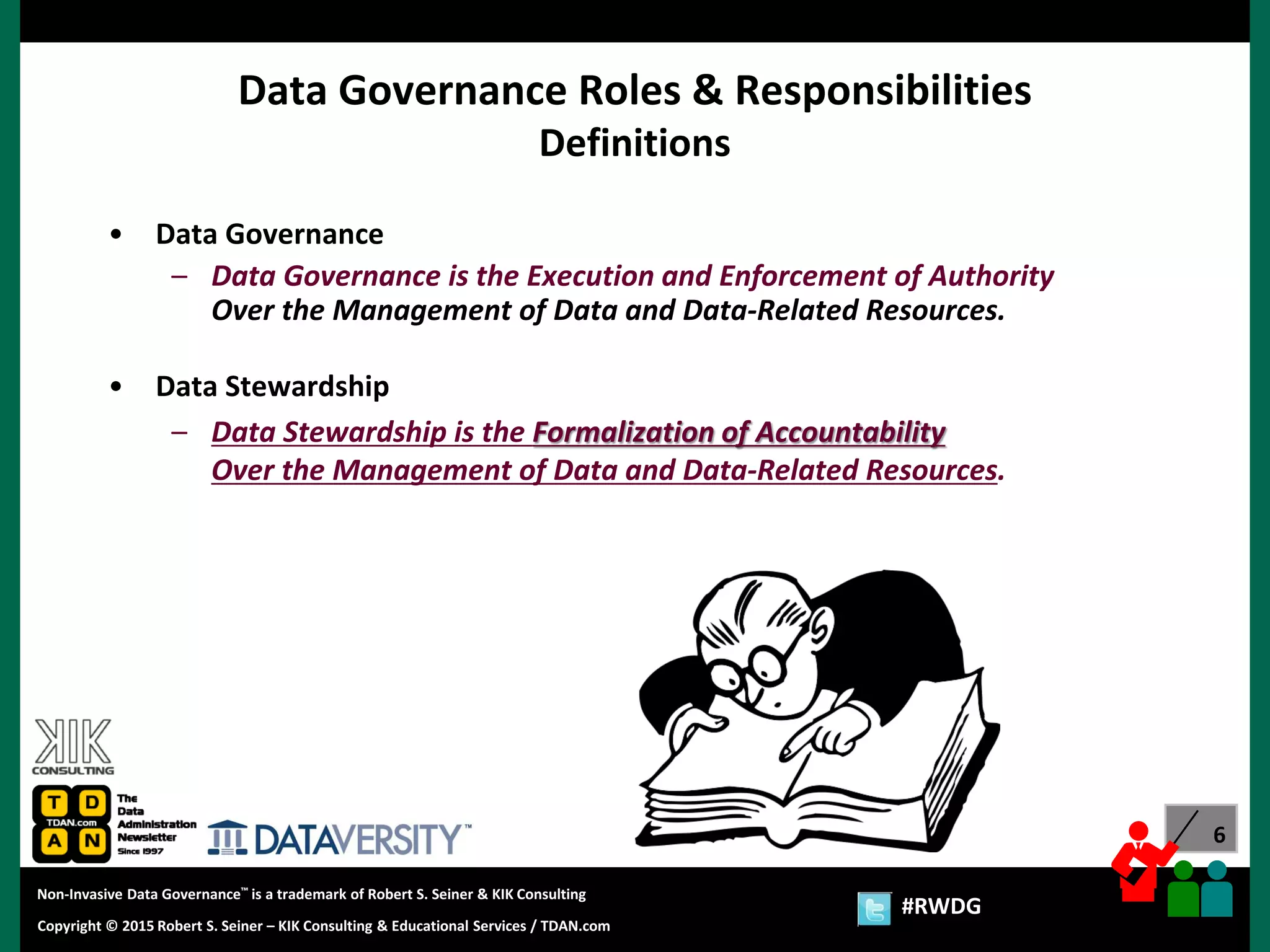 Real-World Data Governance: Data Governance Roles & Responsibilities | PDF