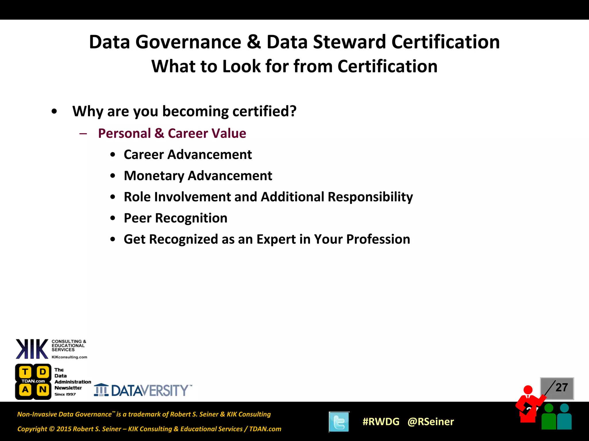 Data Governance & Data Steward Certification | PPT