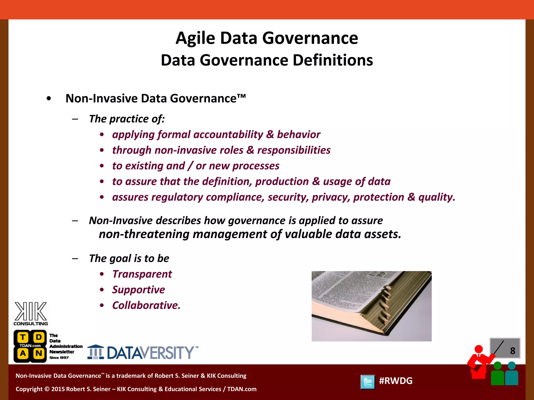 RWDG Webinar: Agile Data Governance - How to Apply Governance to Agile ...