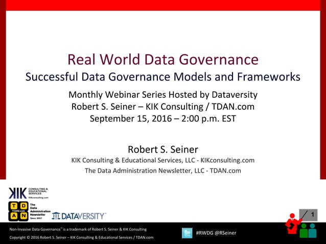 Successful Data Governance Models and Frameworks | PDF