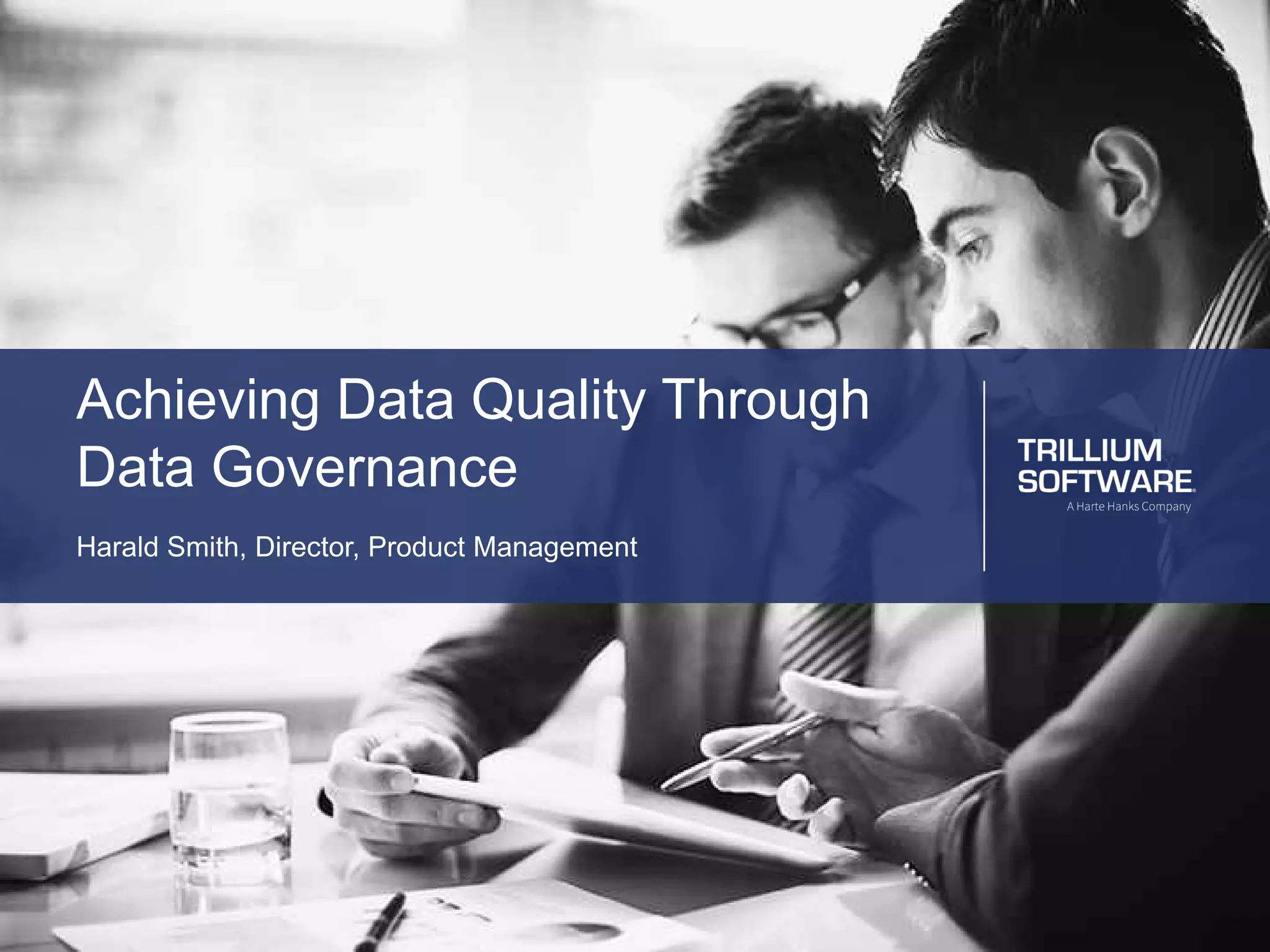 Achieving Data Quality Through Data Governance | PPT