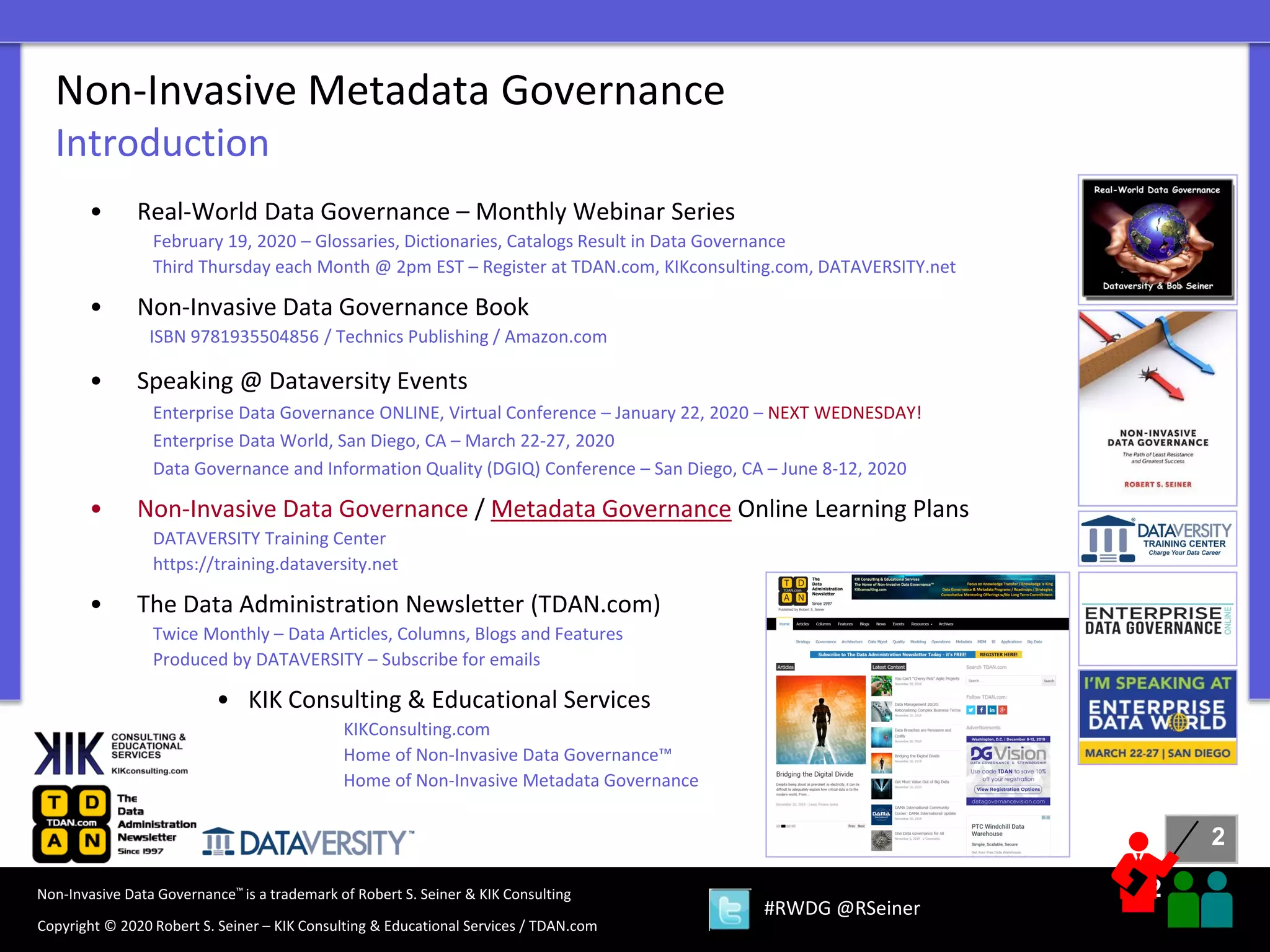 RWDG Slides: Non-Invasive Metadata Governance | PPT