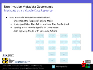 RWDG Slides: Non-Invasive Metadata Governance | PPT