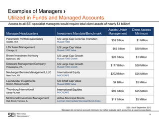 The SEI Story | PPTX