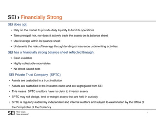 The SEI Story | PPTX