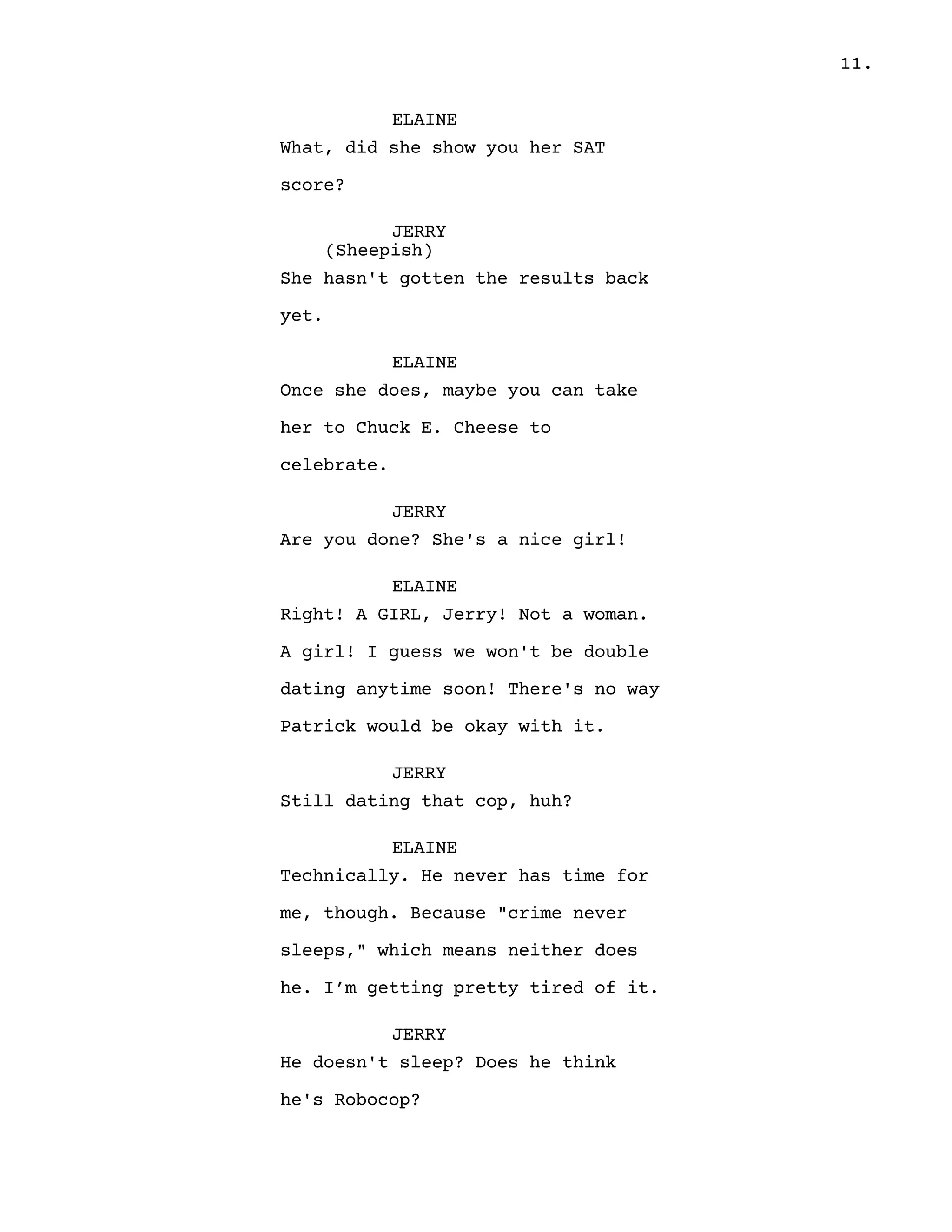 Seinfeld - The High School Girlfriend Script - Final (1).pdf
