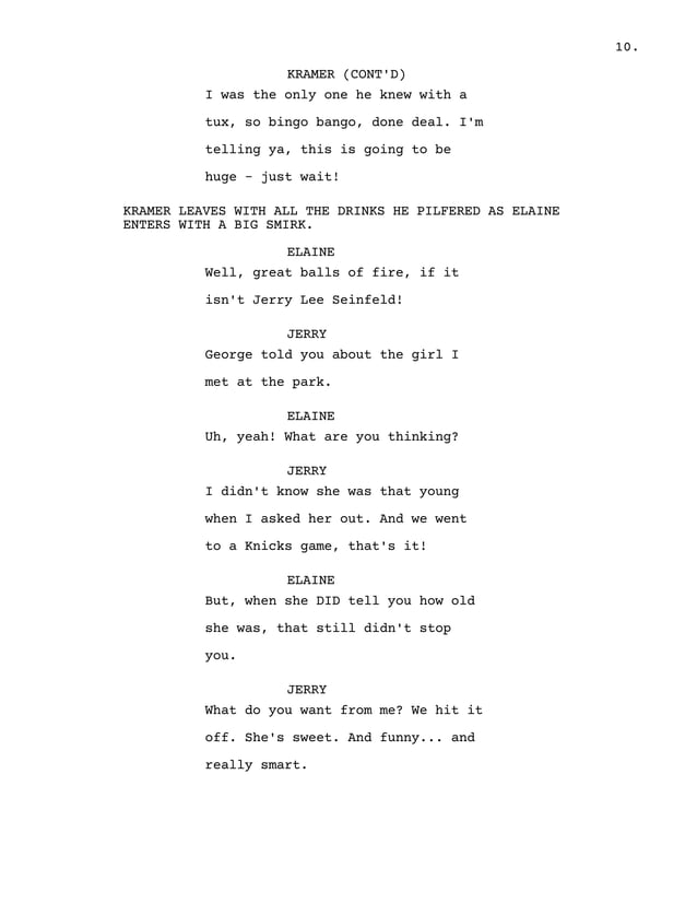 Seinfeld - The High School Girlfriend Script - Final (1).pdf