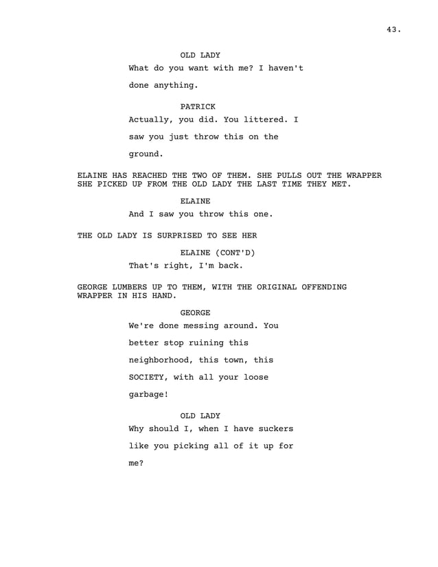 Seinfeld - The High School Girlfriend Script - Final (1).pdf