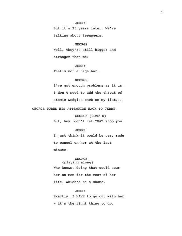 Seinfeld - The High School Girlfriend Script - Final (1).pdf