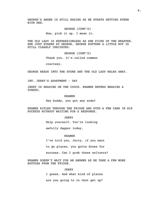 Seinfeld - The High School Girlfriend Script - Final (1).pdf