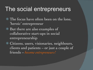 Introduction to social entrepreneurship | PPT | Business | Business and ...