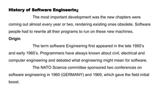 introduction about software engineering for mca srudents | PPT