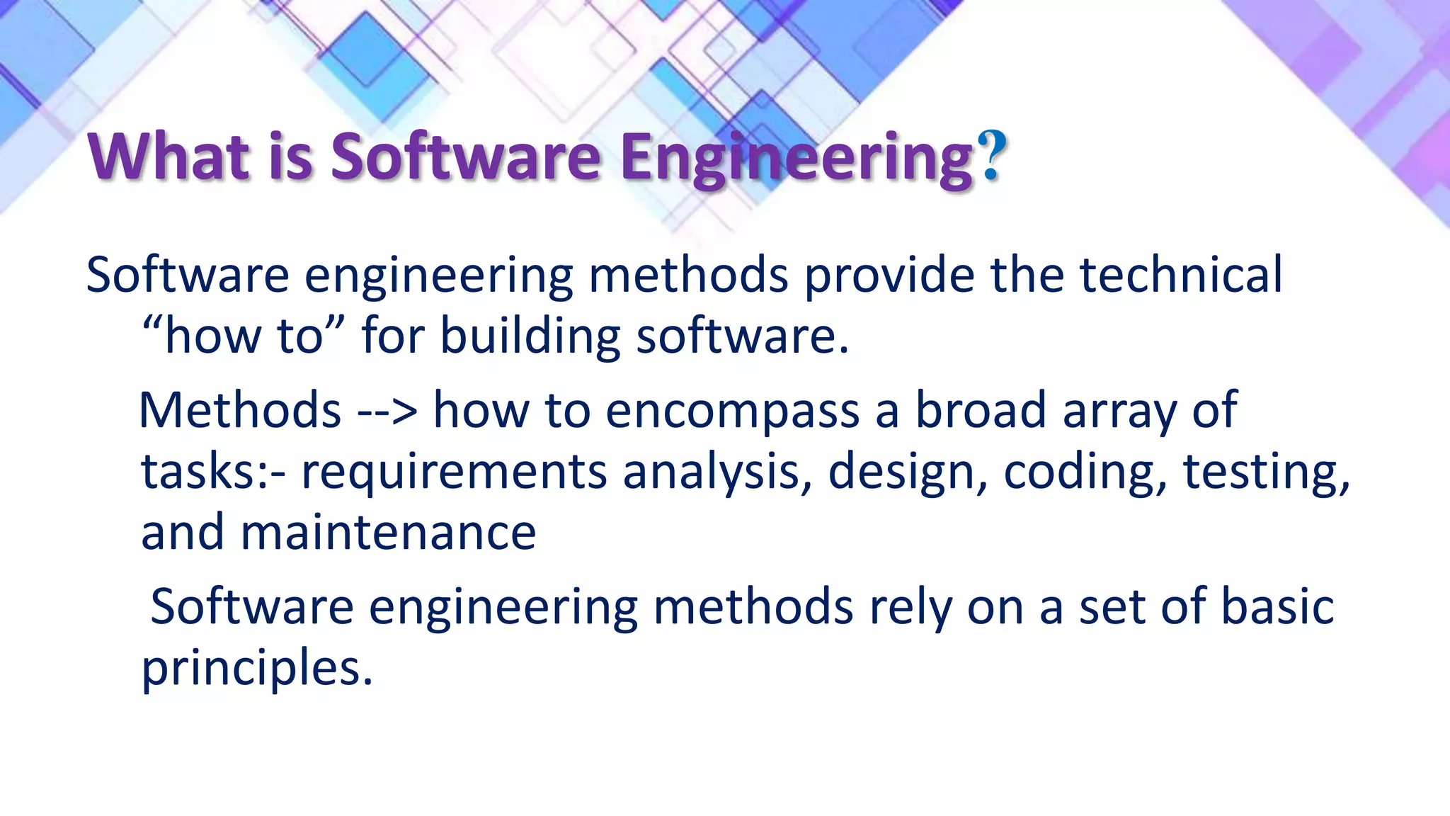 Introduction to Software Engineering | PPT