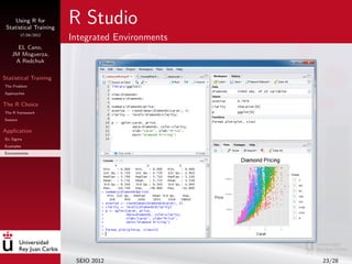 Using R for Statistical Training: An Application to Six Sigma ...