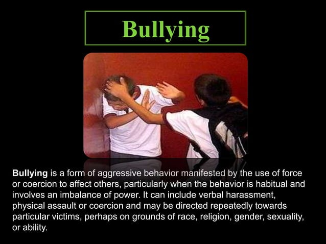 Types of Bullying | PPTX