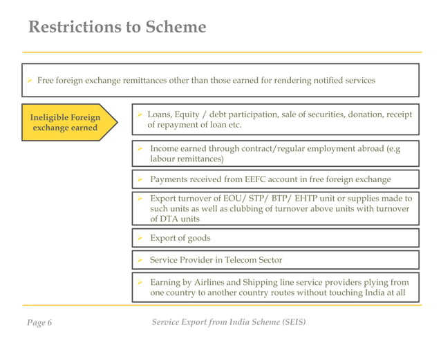 Service Export from India Scheme (SEIS) | PDF | Government Support and ...