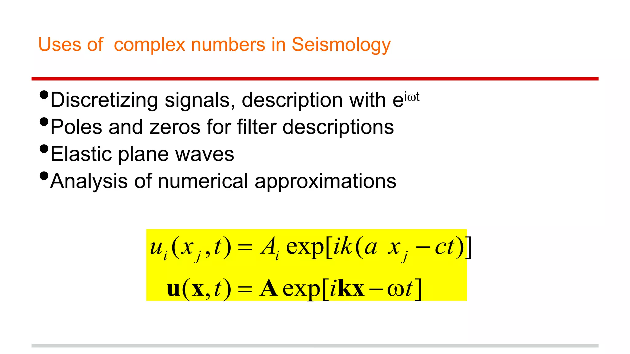 Seismic data processing | PPTX