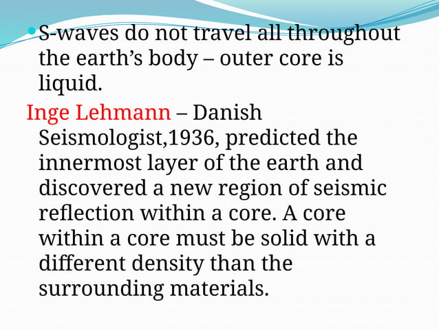 Seismic waves grade 10 unit 1 module 1 | PPTX