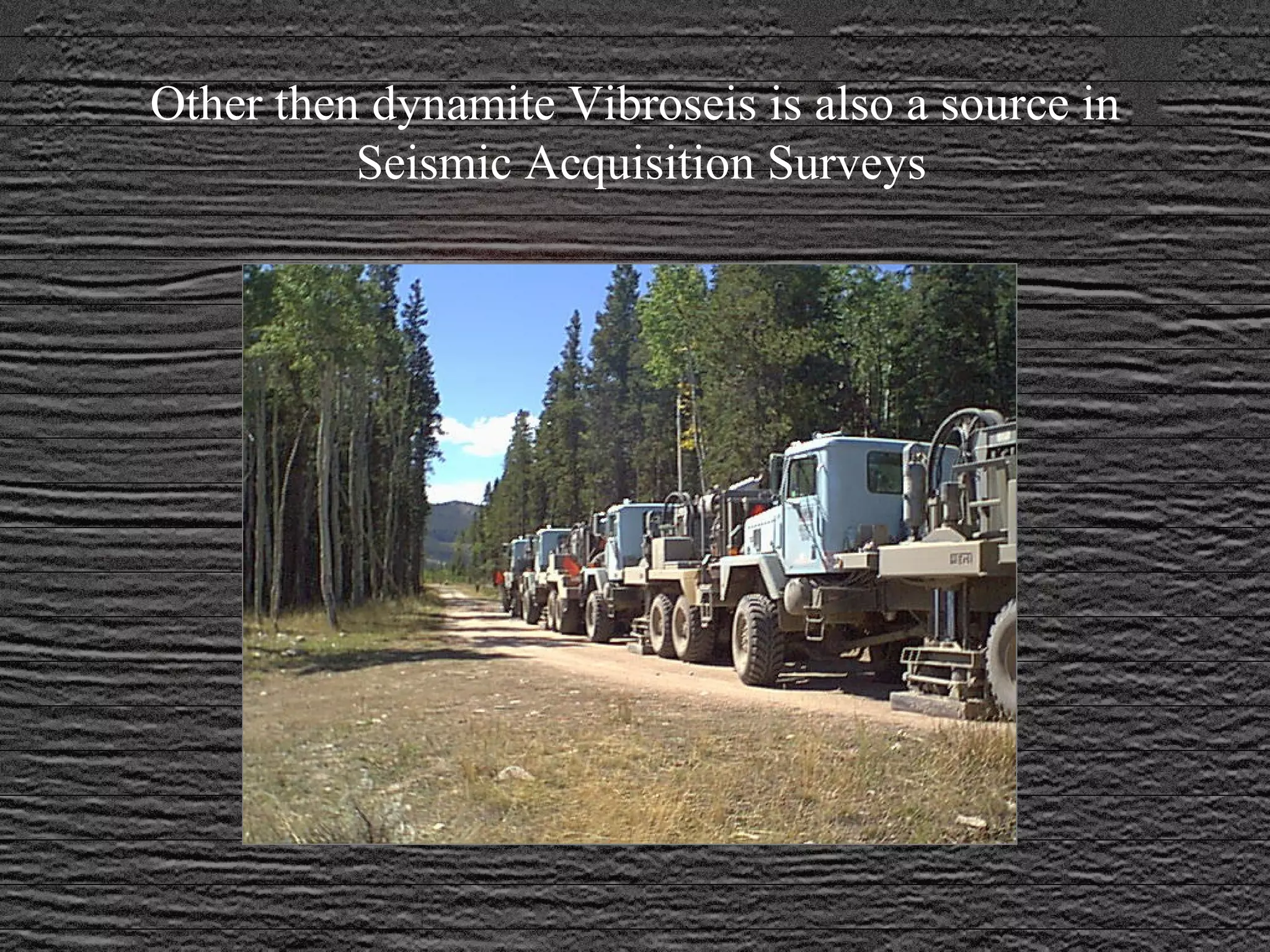 Seismic acquisition survey | PPT