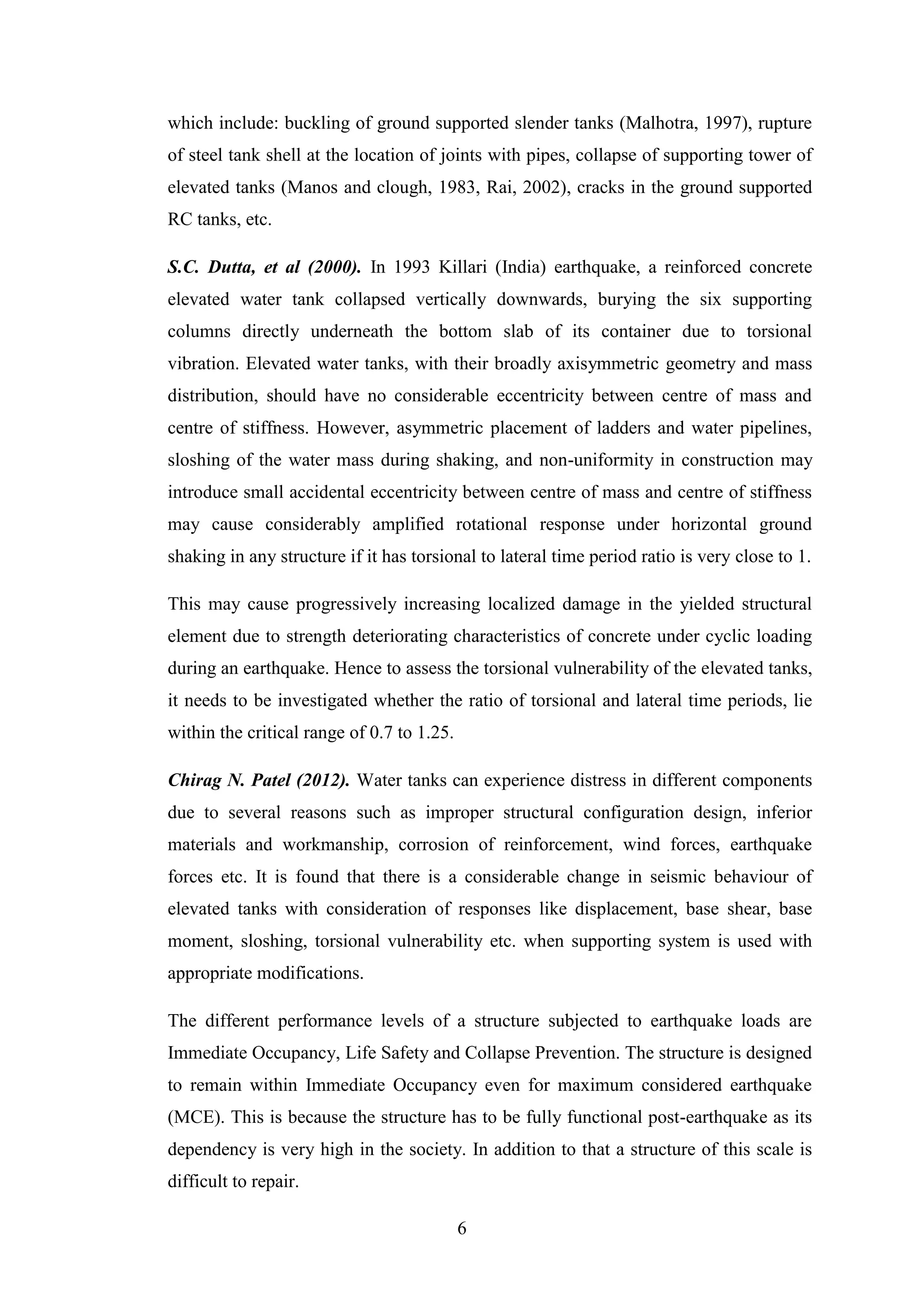 Seismic Analysis of Elevated Water Tank | PDF