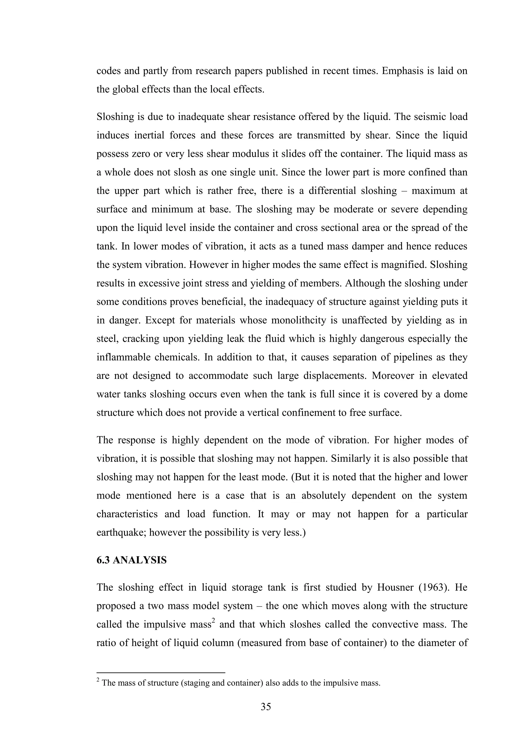 Seismic Analysis of Elevated Water Tank | PDF