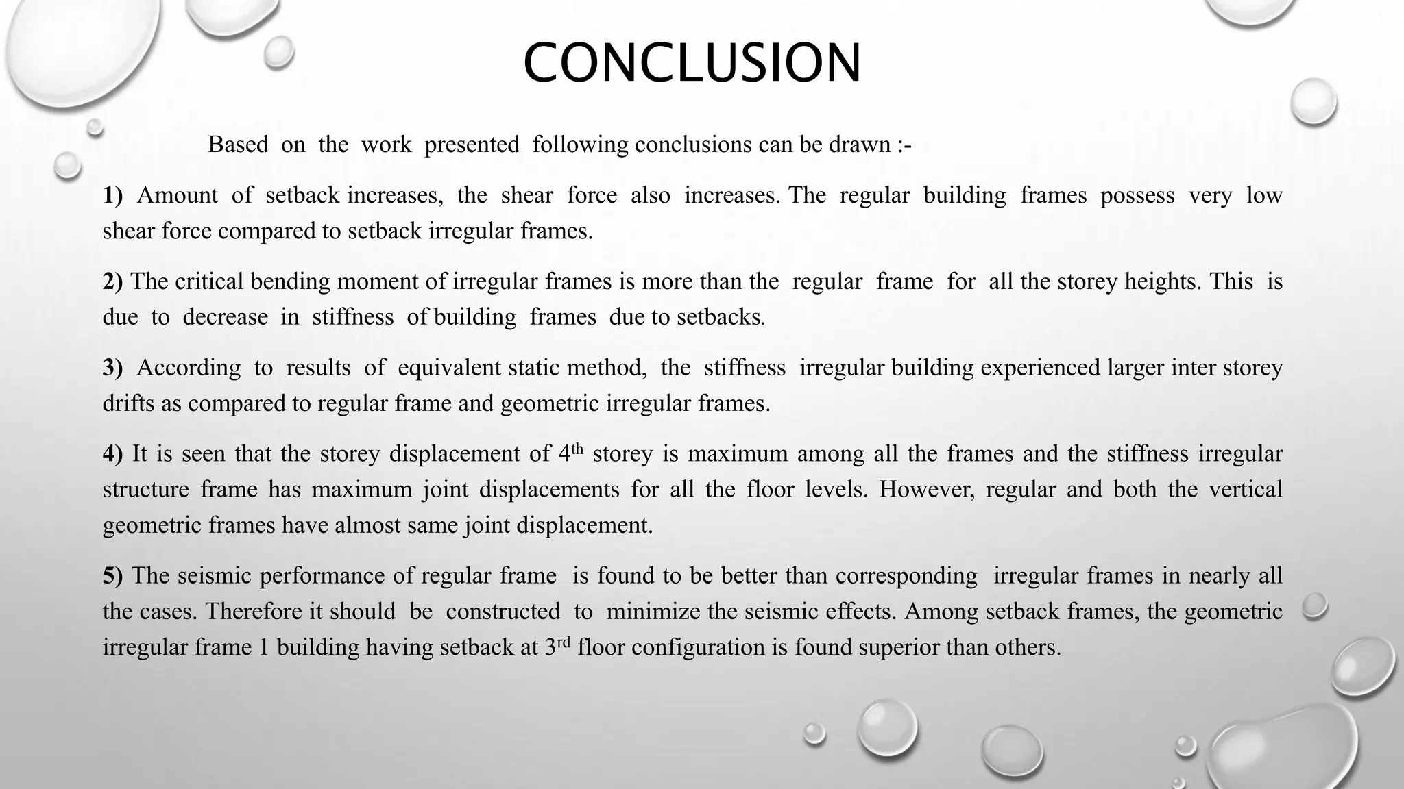 Seismic Analysis of regular & Irregular RCC frame structures | PPTX