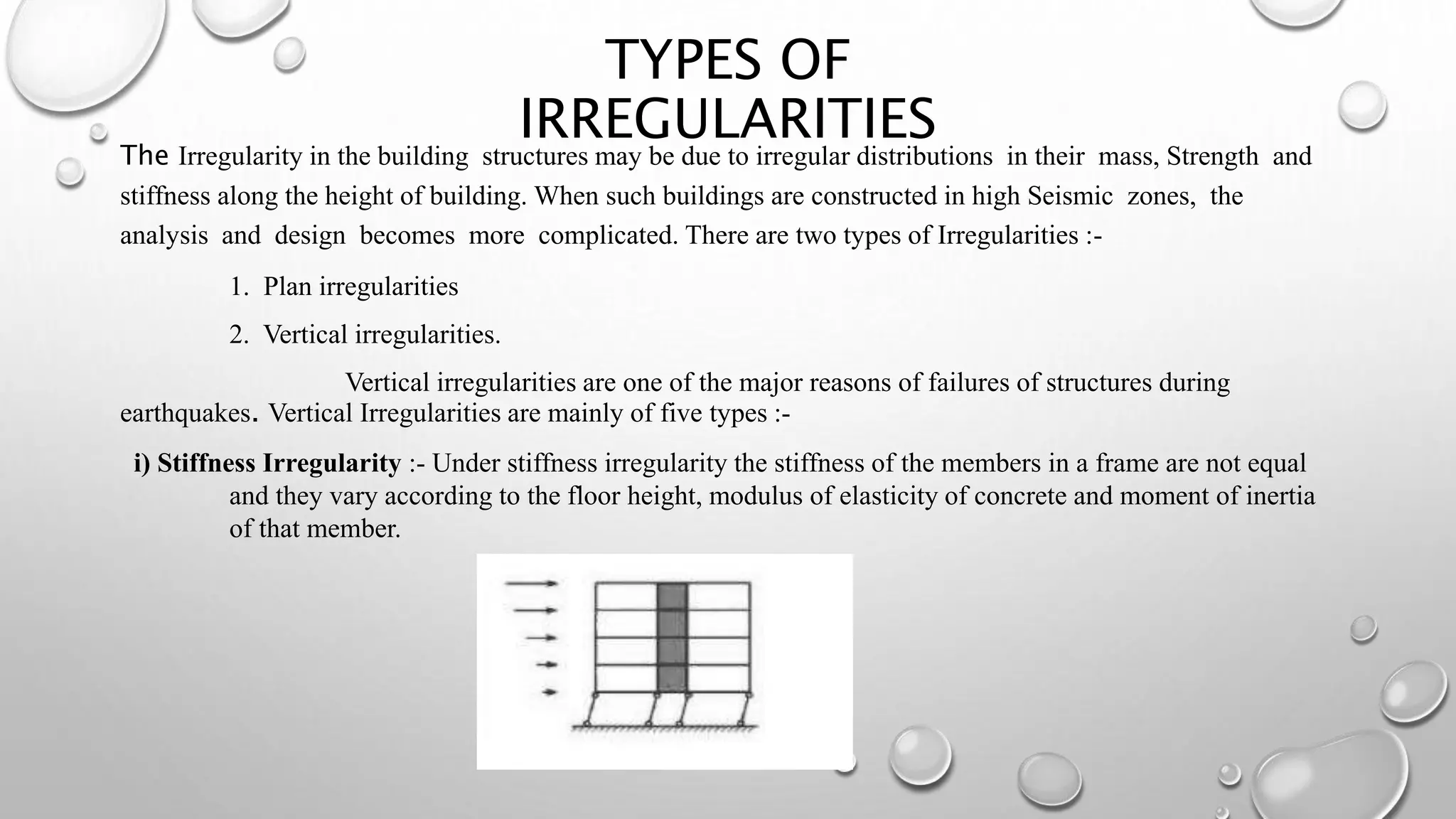 Seismic Analysis of regular & Irregular RCC frame structures | PPTX