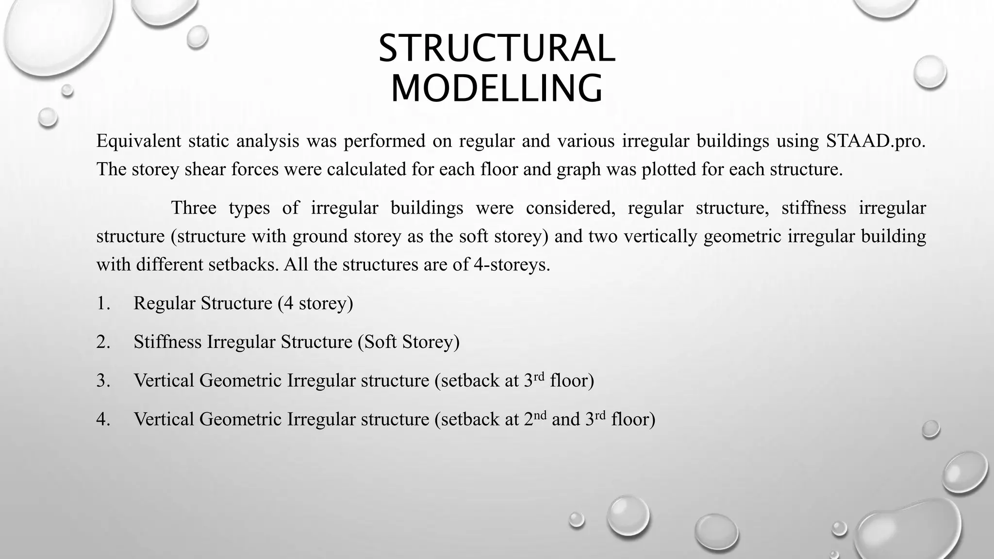 Seismic Analysis of regular & Irregular RCC frame structures | PPTX