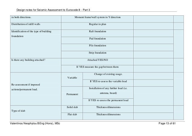 Seismic assessment of buildings accordance to Eurocode 8 Part 3