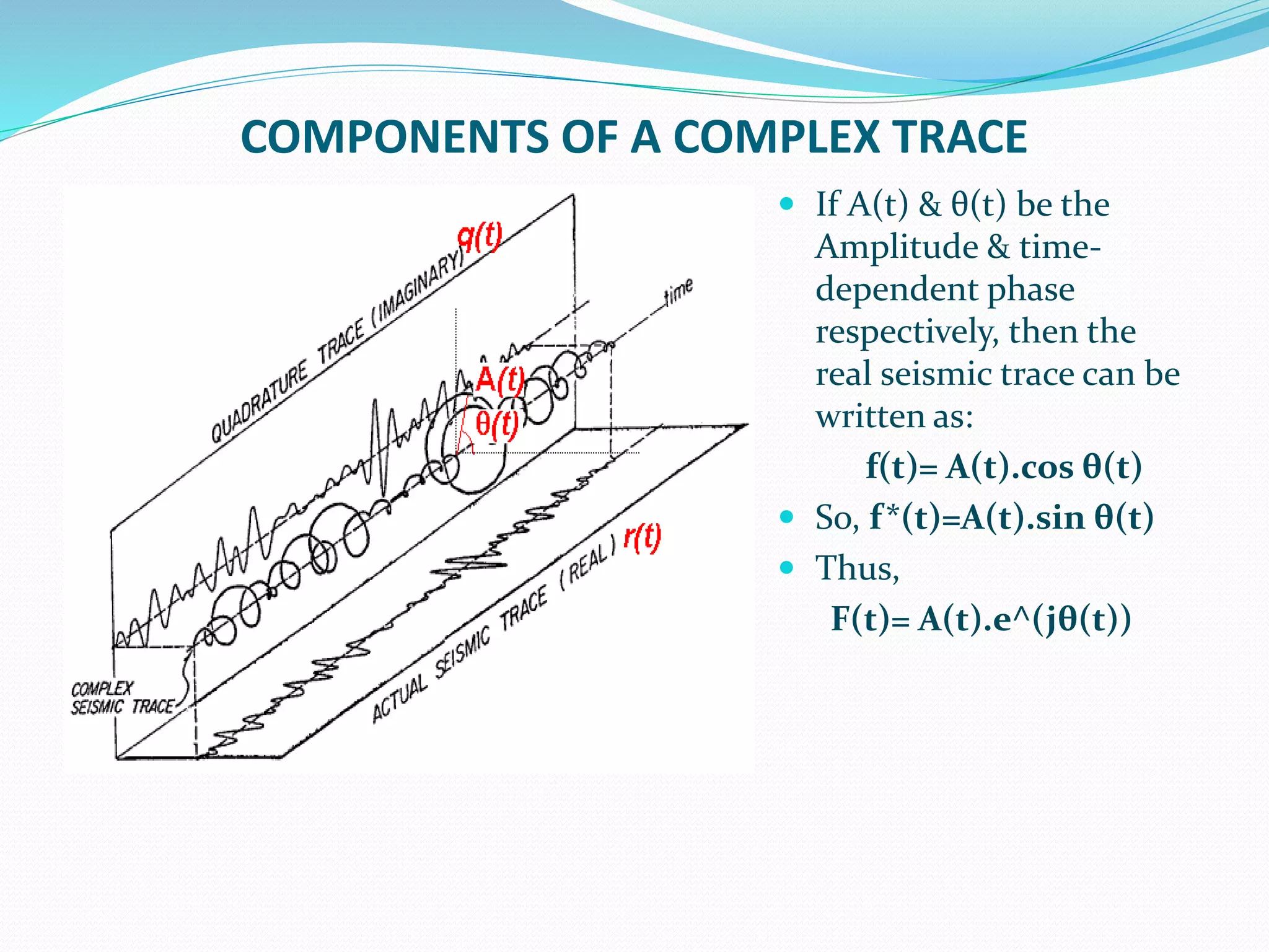 Seismic attribute analysis using complex trace analysis | PPTX
