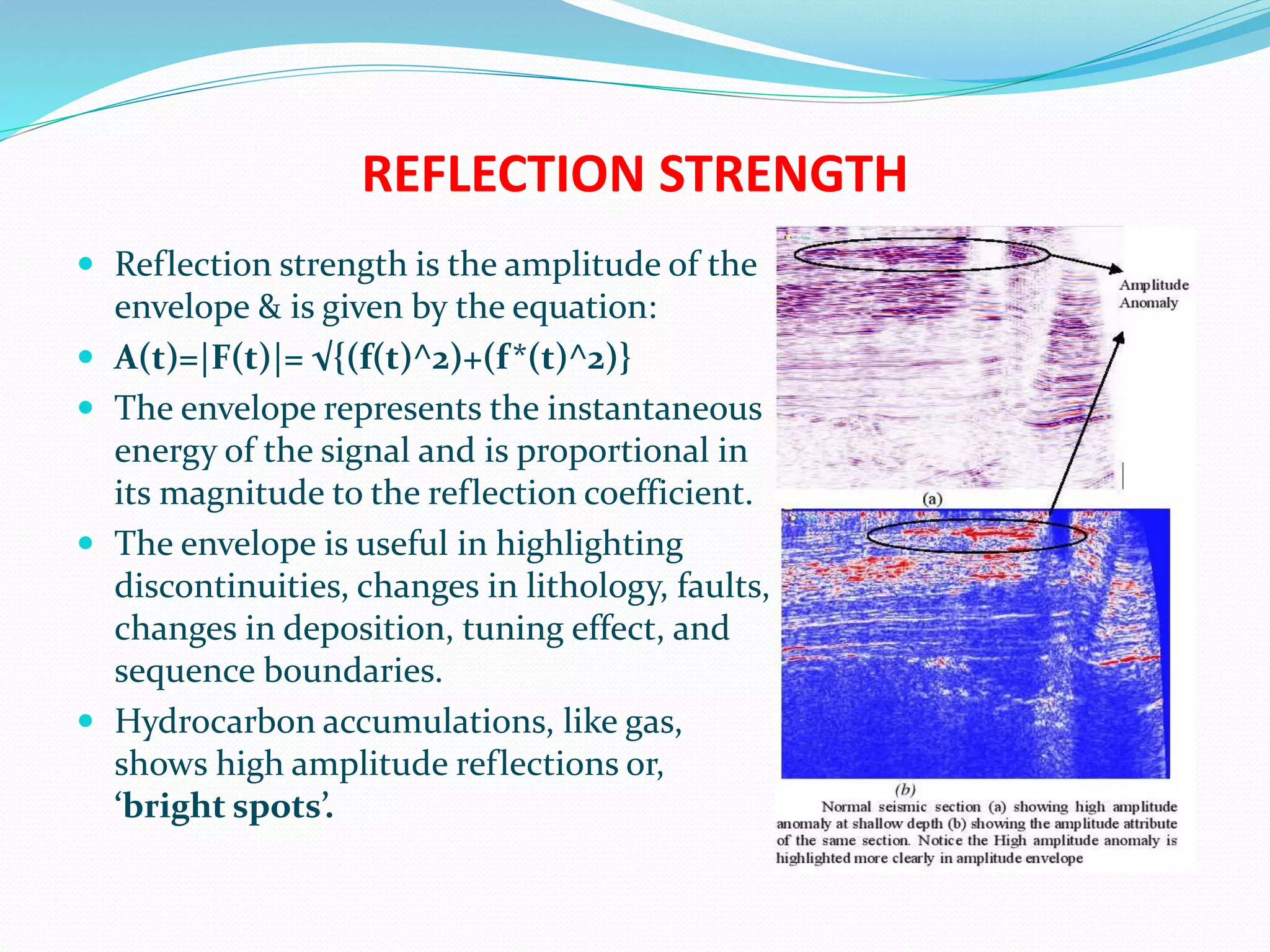 Seismic attribute analysis using complex trace analysis | PPTX