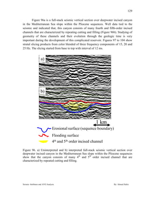 Seismic attributes and avo analysis ahmed hafez (2) | PDF